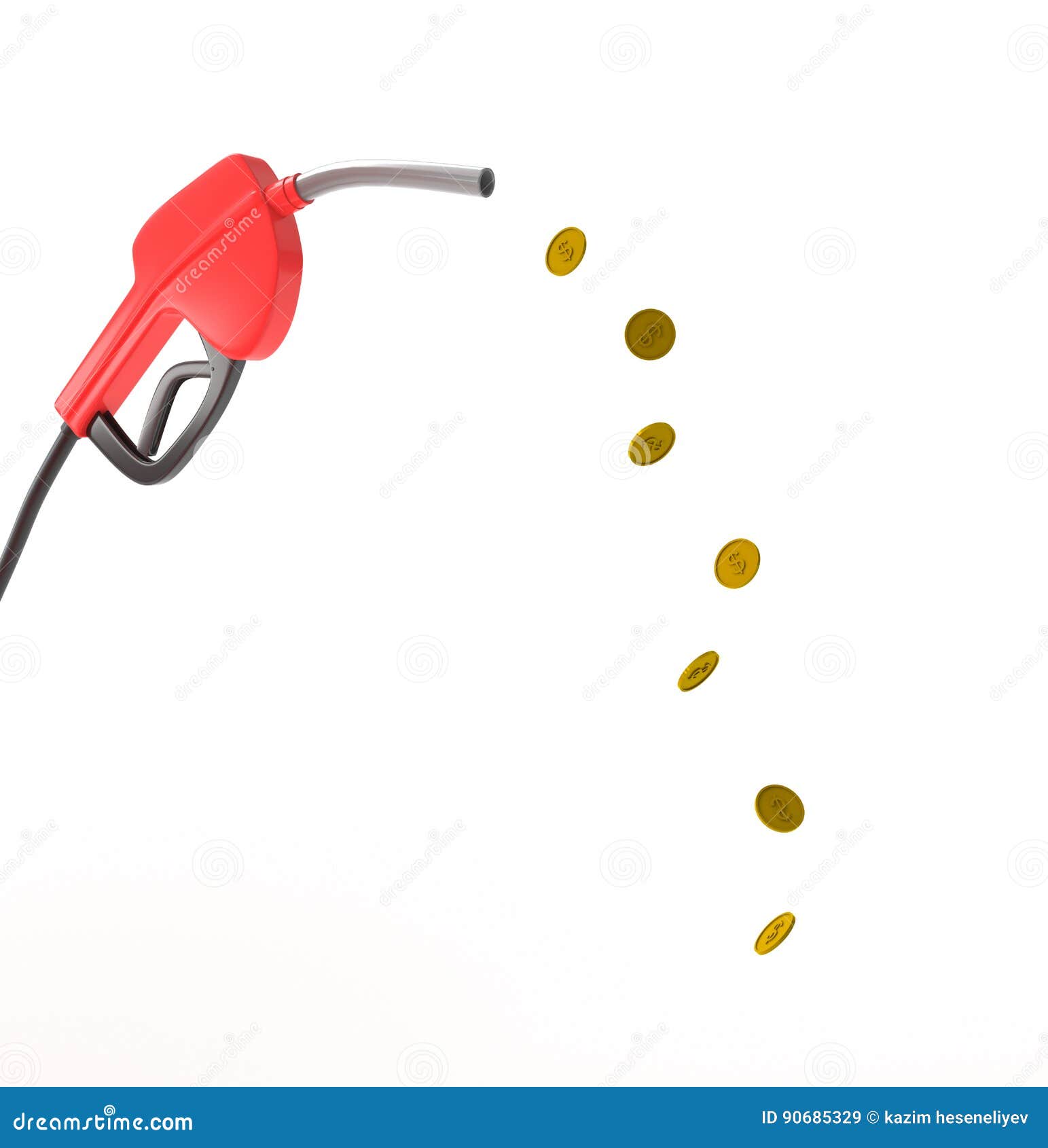 3d pump fuel coins stock illustration. Illustration of fuel - 90685329