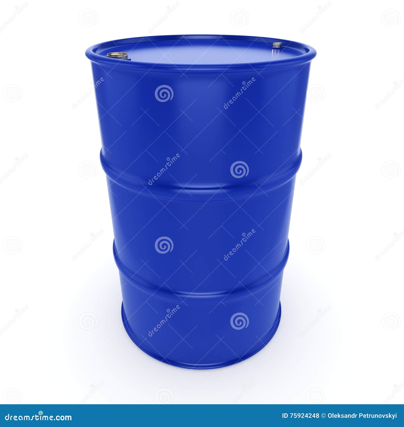 3D que rende o tambor azul ilustração stock. Ilustração de moderno ...