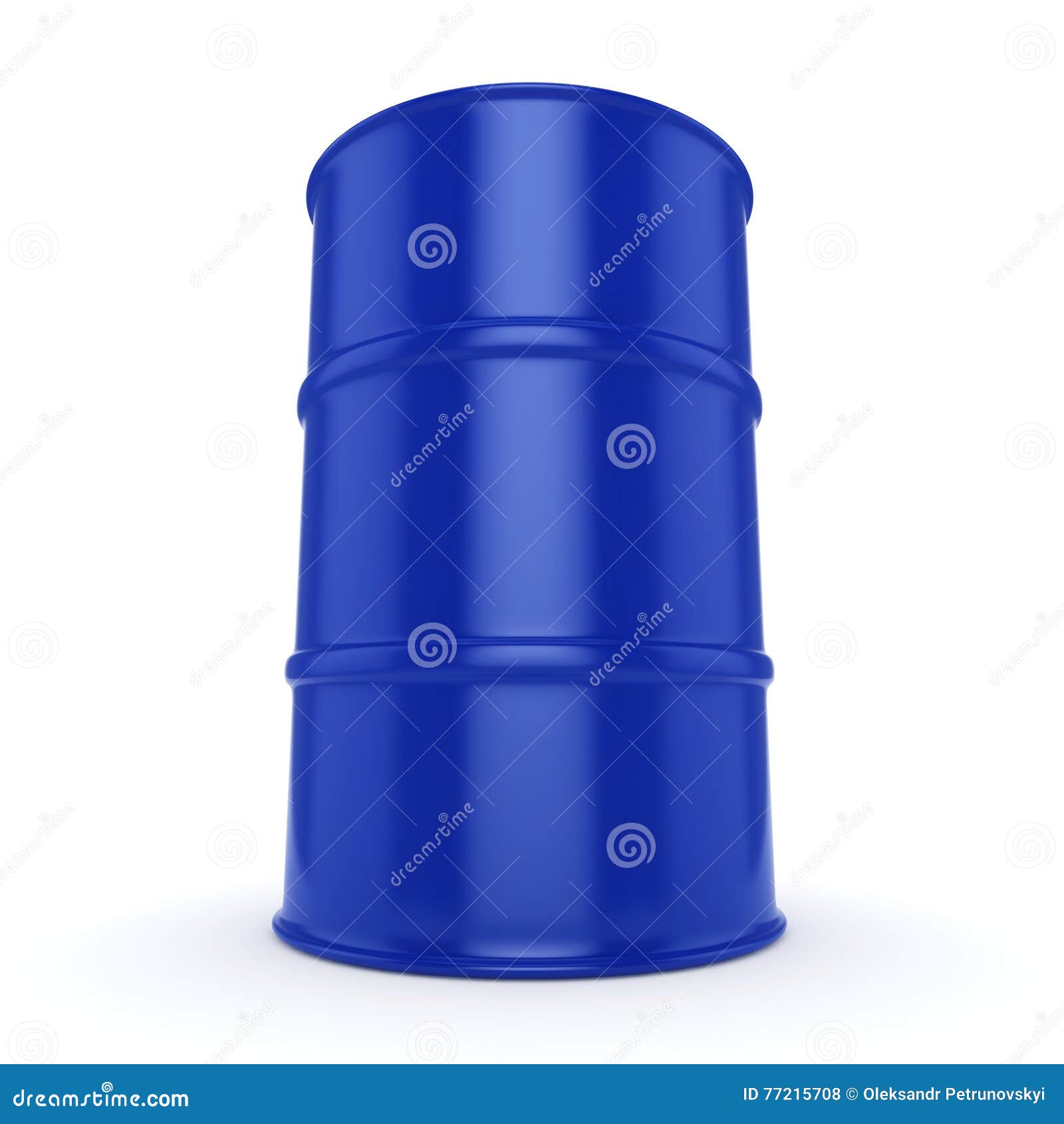 3D que rende o tambor azul ilustração stock. Ilustração de gerado ...