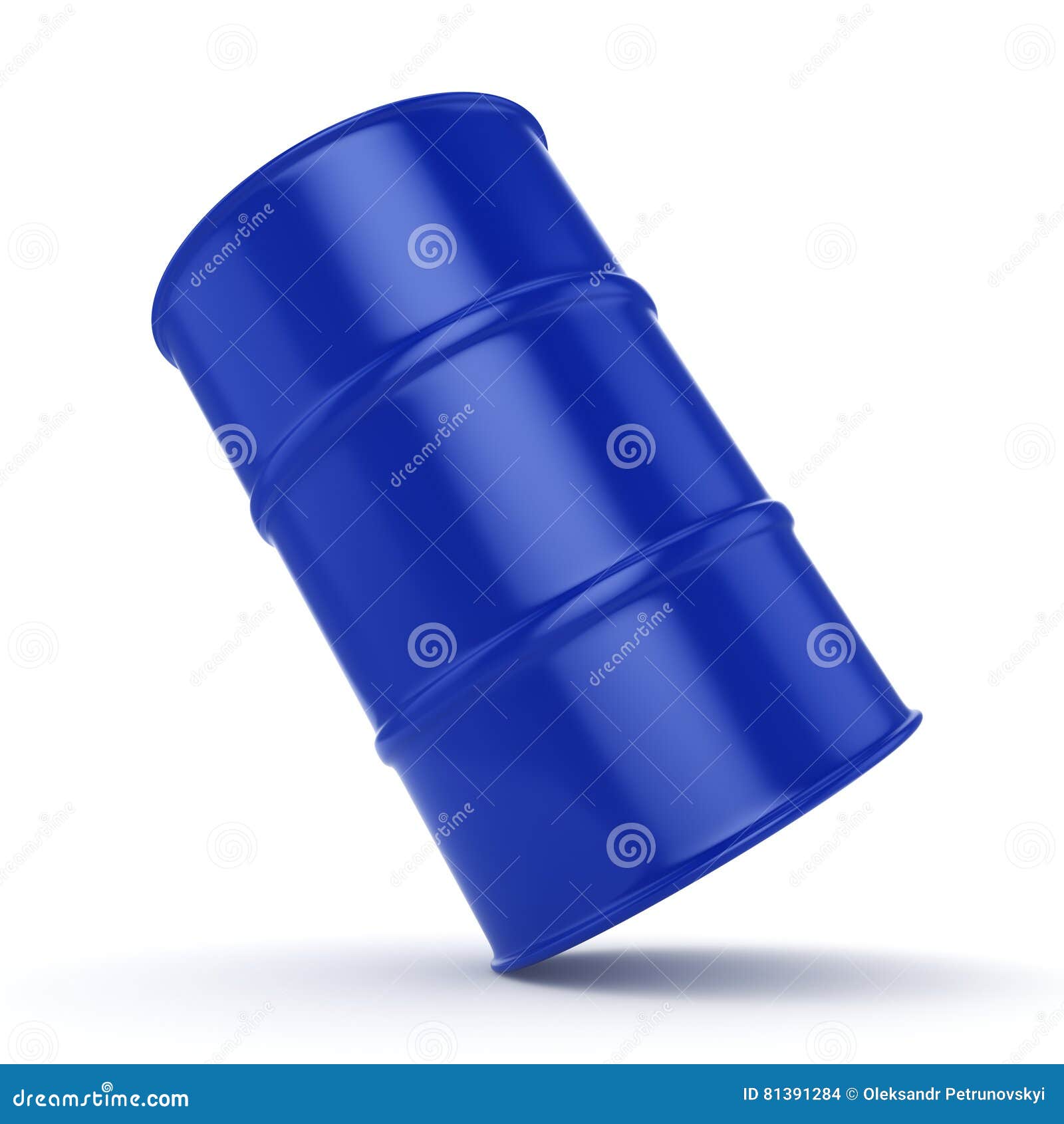 3D que rende o tambor azul ilustração stock. Ilustração de fundo - 81391284