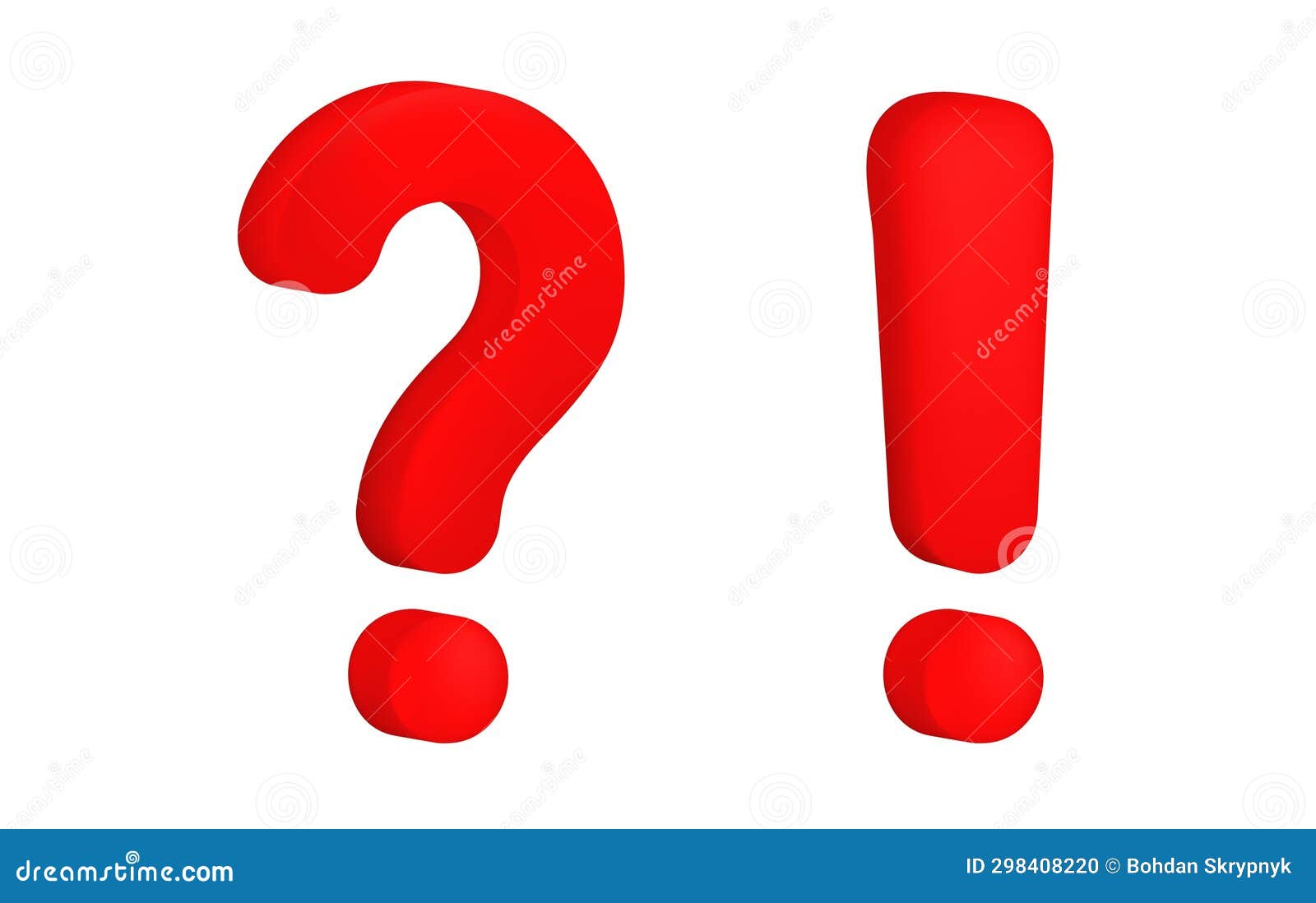 3D Question and Answer Mark Icon Stock Vector - Illustration of sign ...