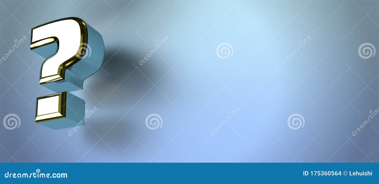 3d Question Mark with Empty Space for Your Text and Image Stock ...