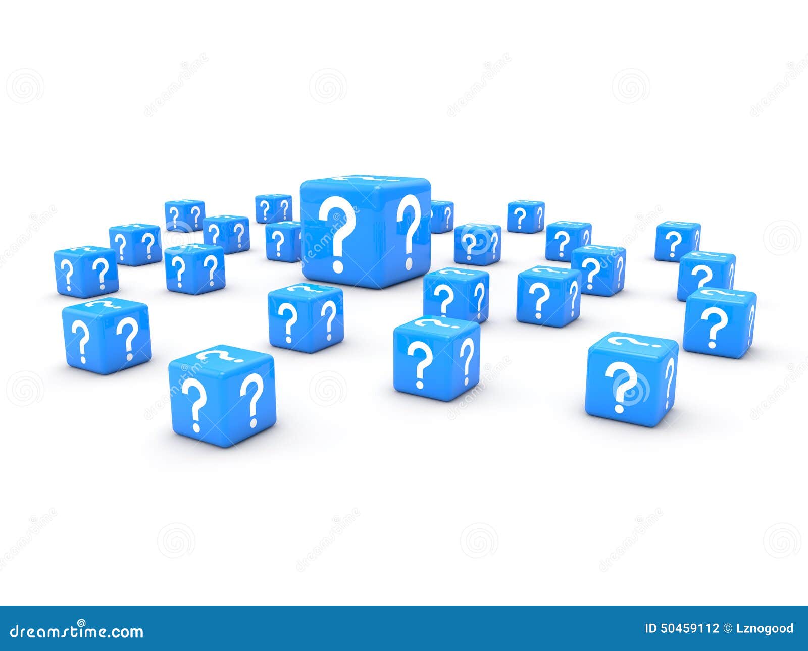 3D question marks stock illustration. Illustration of detail - 50459112
