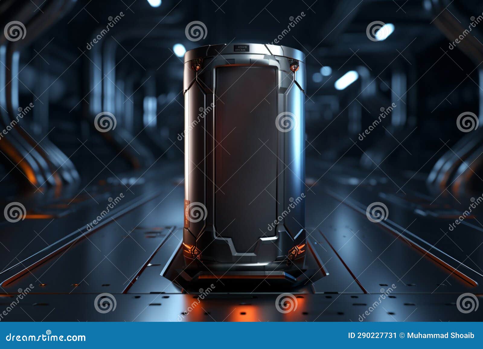 3D Quick Charge Battery Meets Futuristic Tech Backdrop in Stunning 3D ...