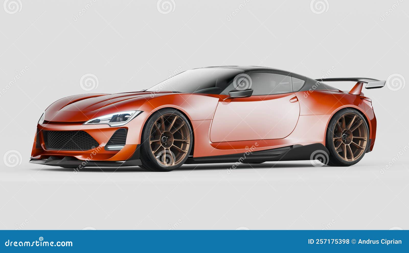 3D racing car stock illustration. Illustration of fast - 257175398