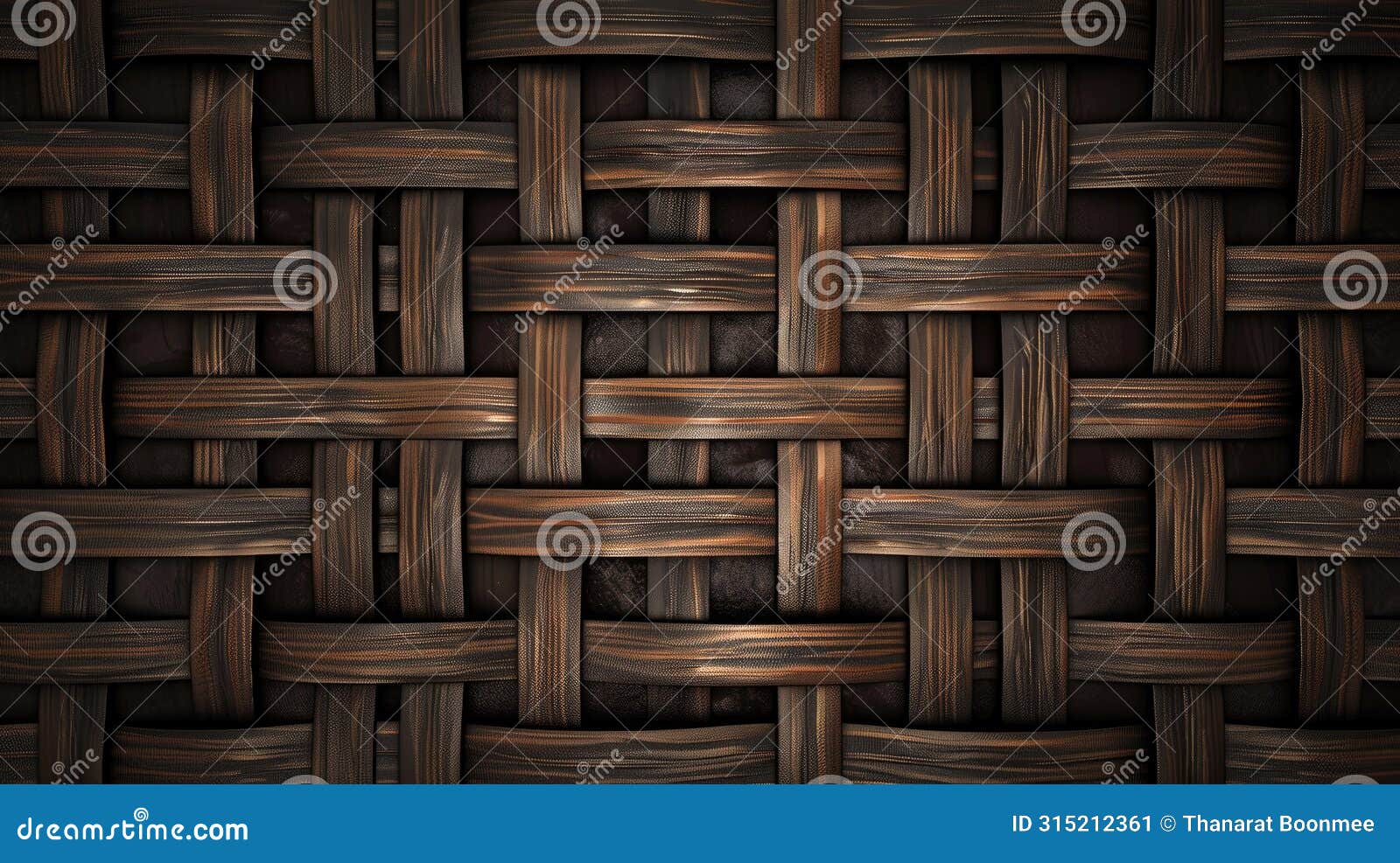 2D Rattan Texture Pattern, Ai Generated Stock Illustration ...