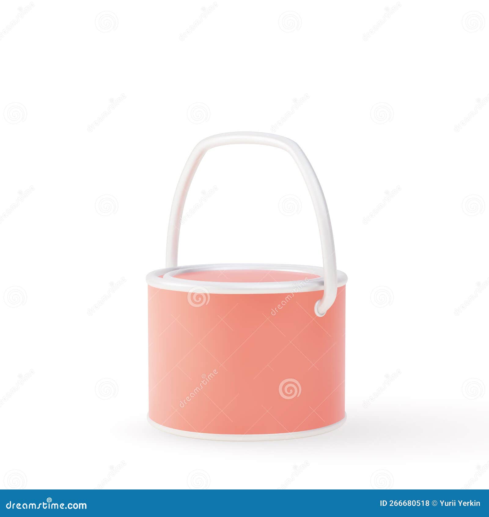 Realistic Bucket Vector Illustration Isolated On White Background ...