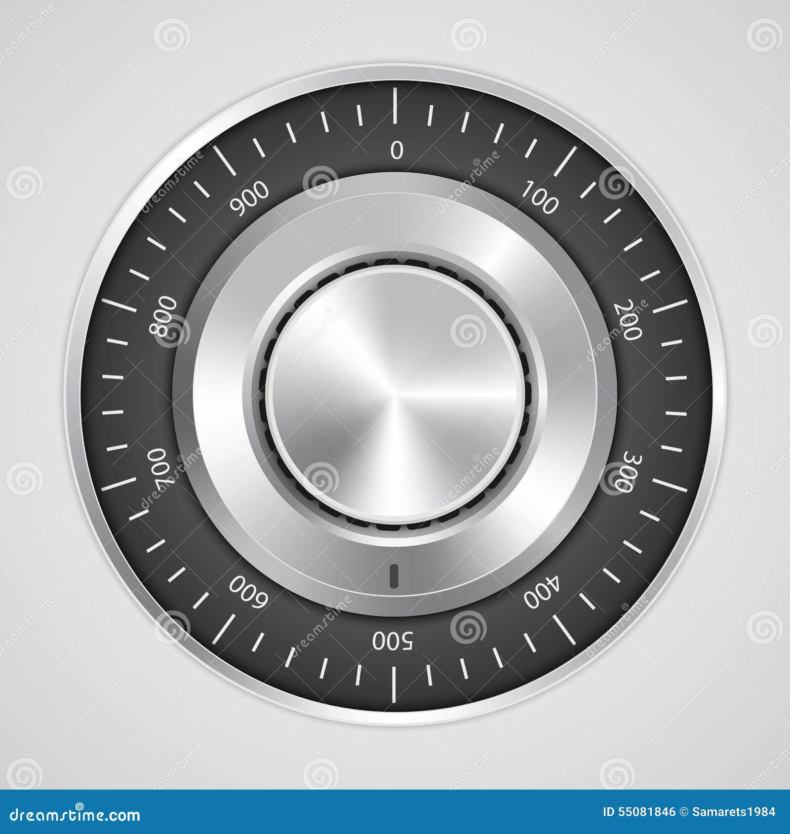 Combination Safe Lock Cartoon Vector | CartoonDealer.com #4955933