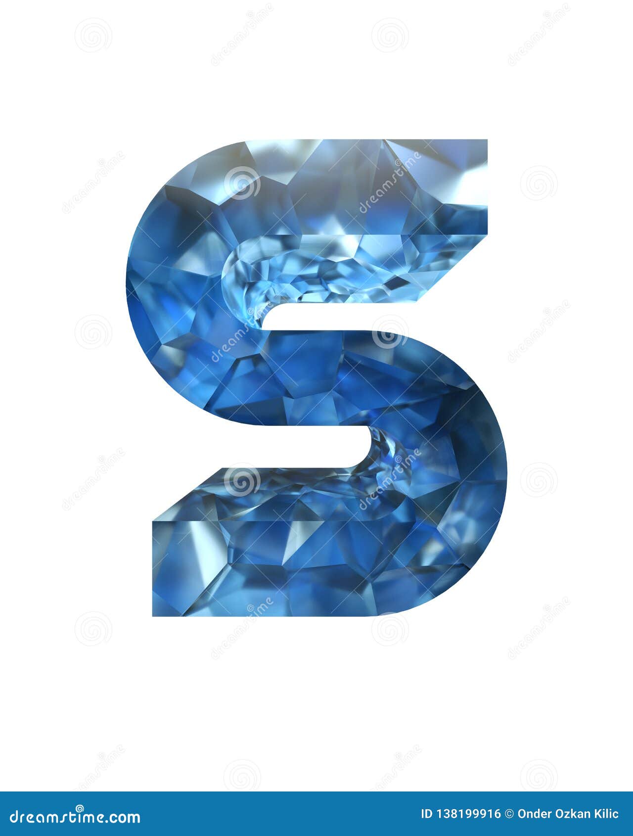 3d Realistic Crystal Alphabet. Elegant Alphabet. 3d Renderings Stock ...