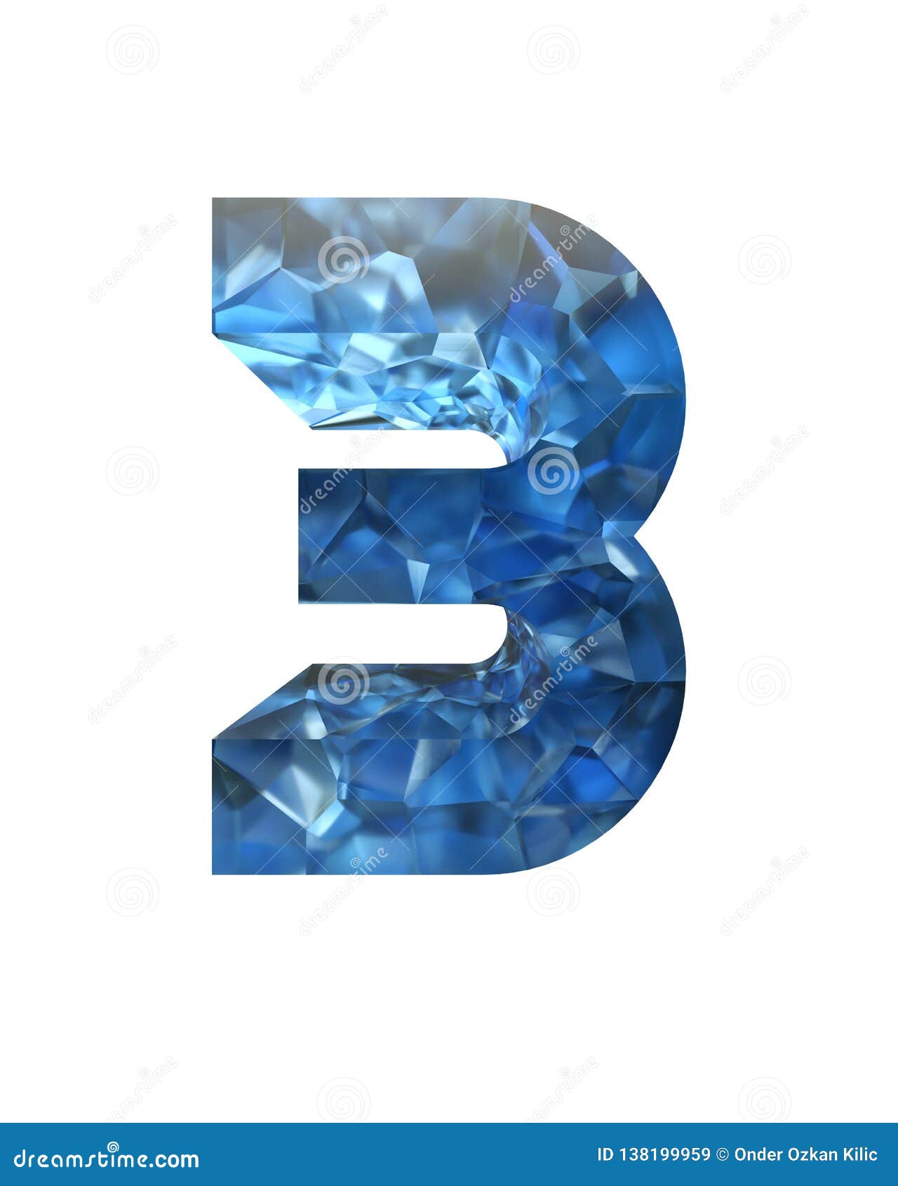 3d Realistic Crystal Alphabet. Elegant Alphabet. 3d Renderings Stock ...