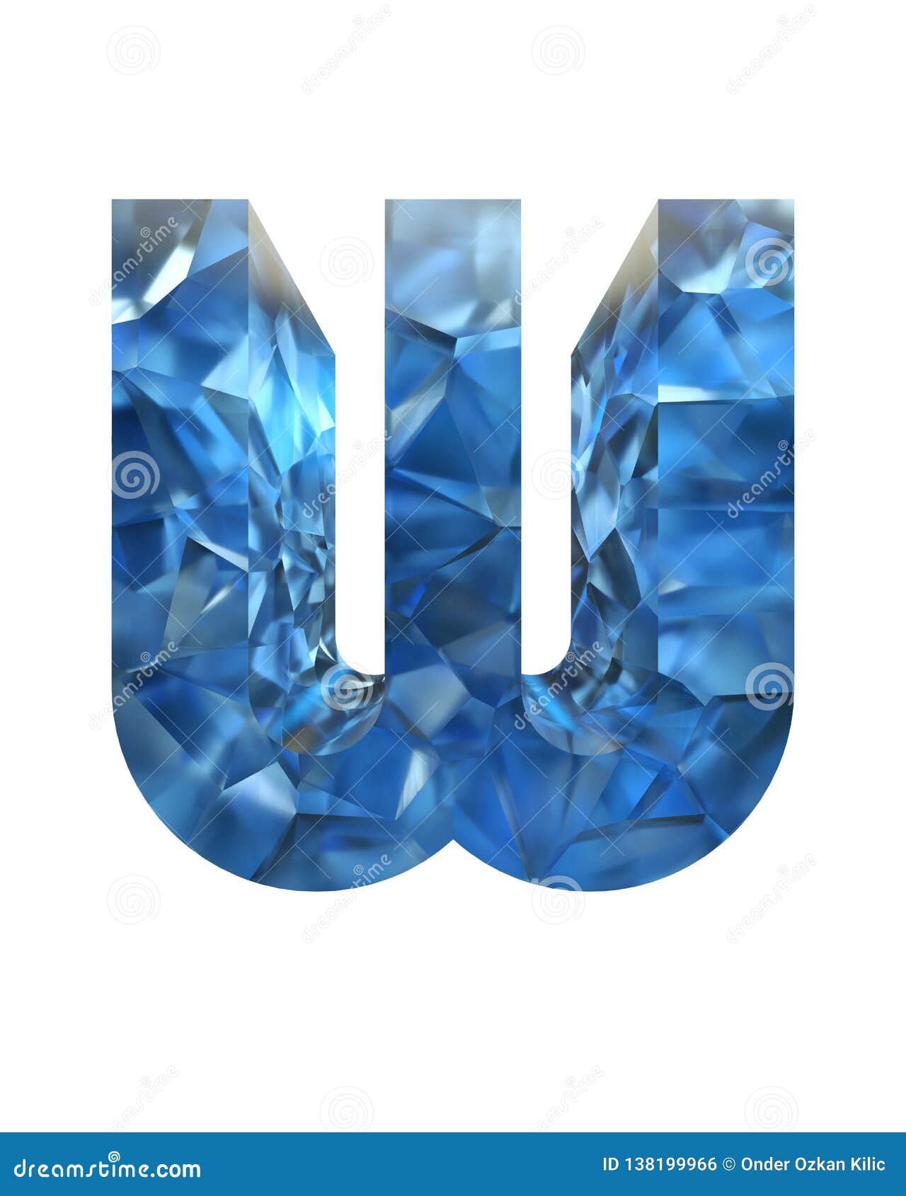 3d Realistic Crystal Alphabet. Elegant Alphabet. 3d Renderings Stock ...