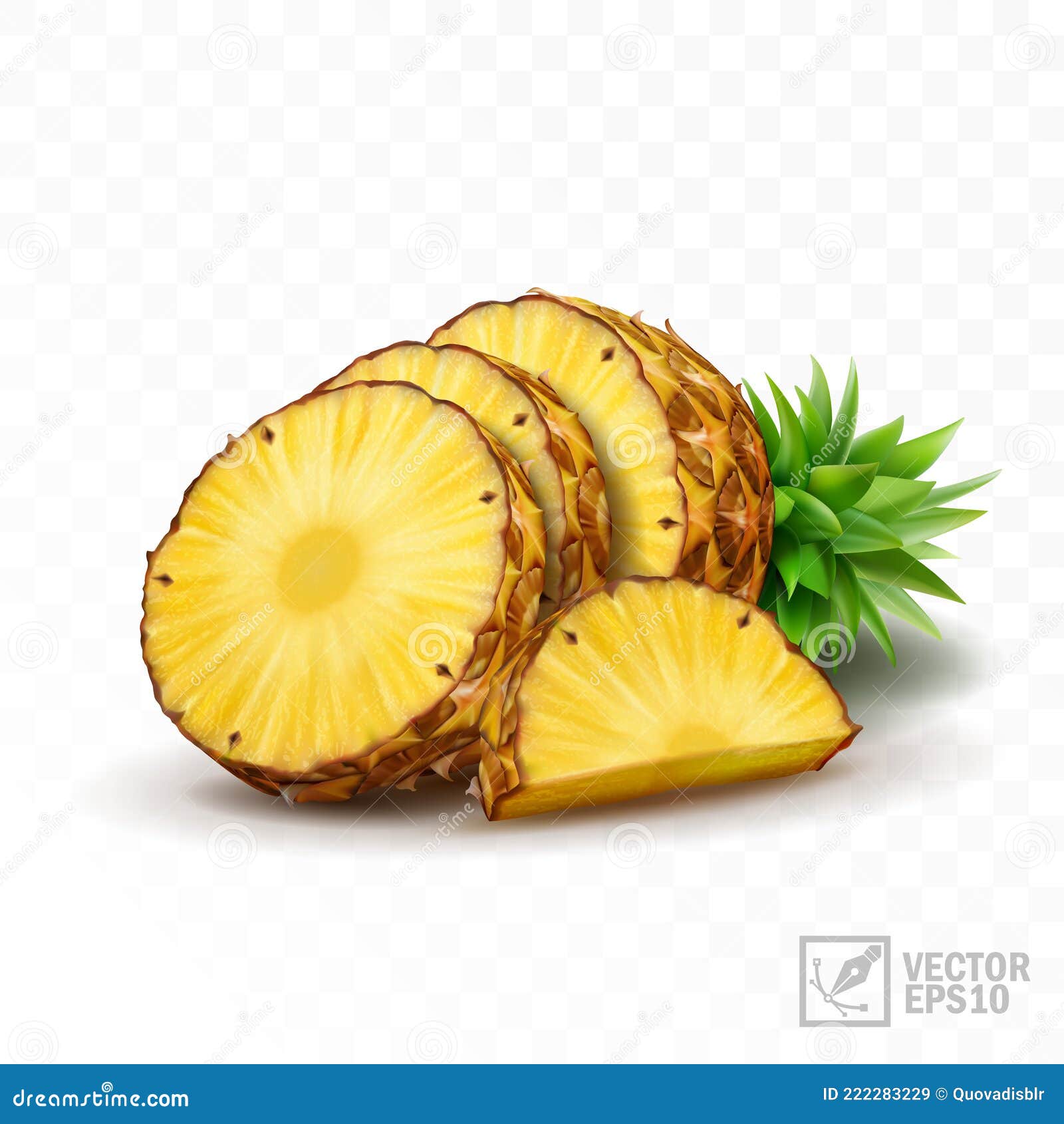Vector Pineapple Background | CartoonDealer.com #54577962