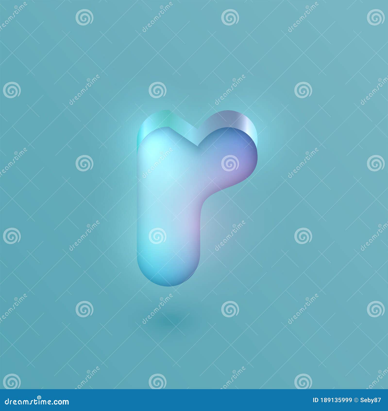 3D Realistic Neon Character, Vector Stock Vector - Illustration of ...