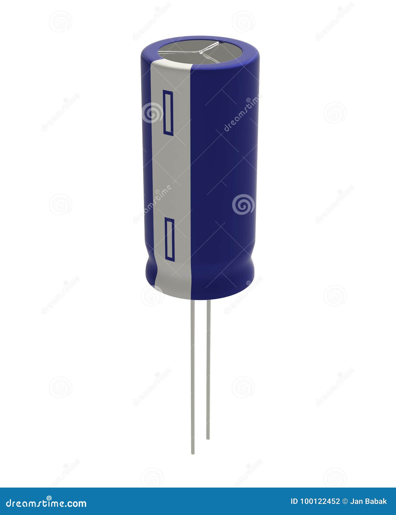 Capacitor stock illustration. Illustration of condenser - 100122452