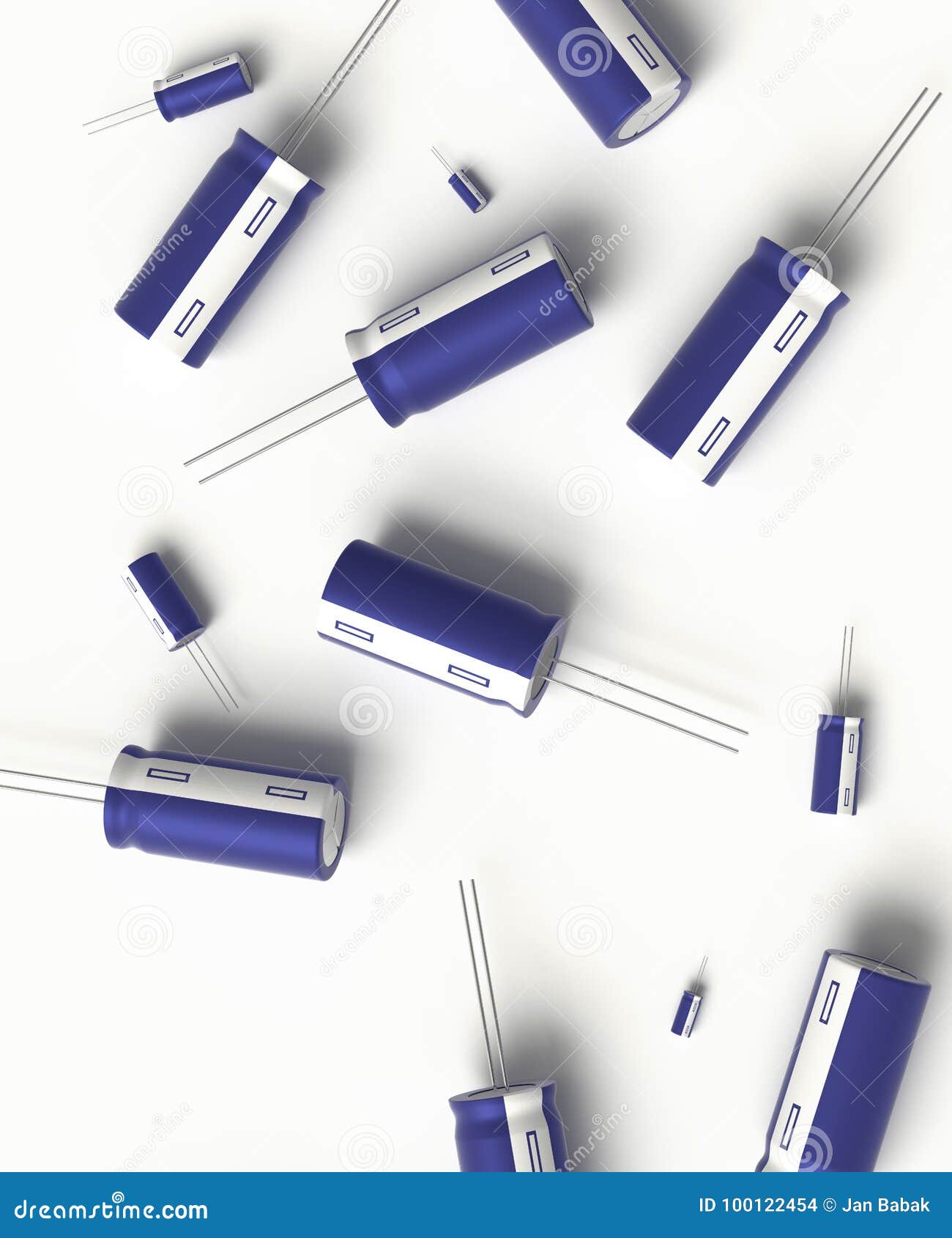 Capacitor stock illustration. Illustration of detail - 100122454