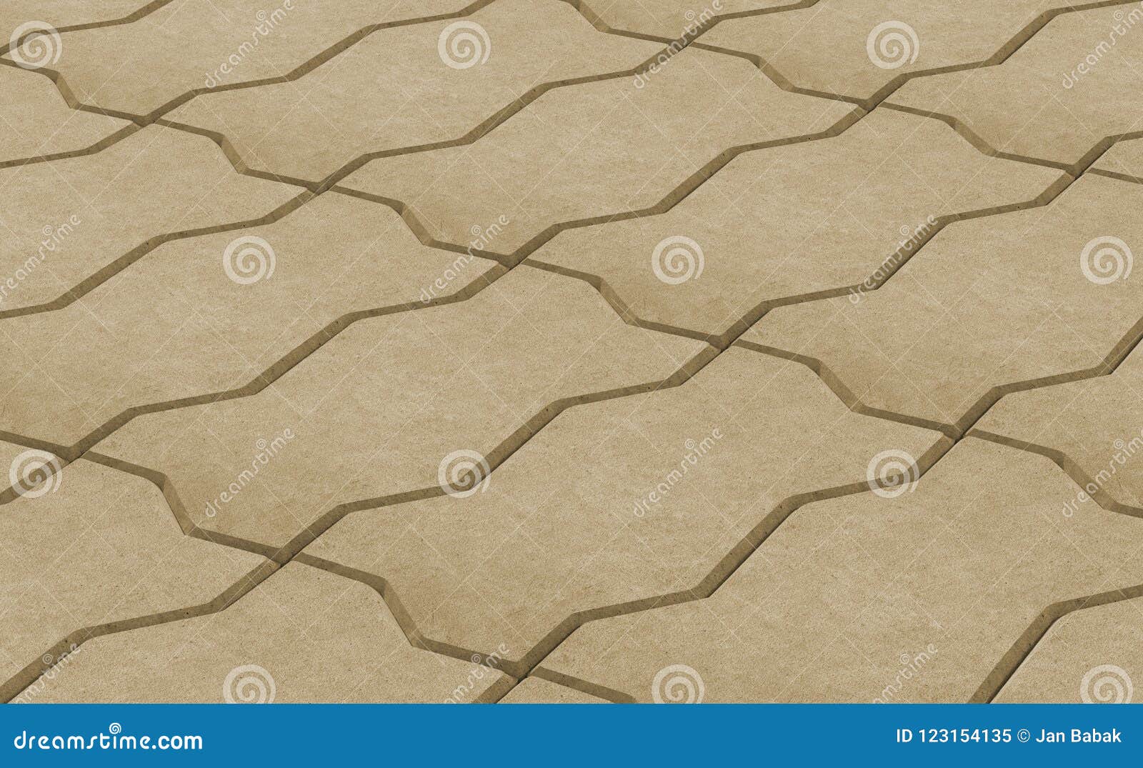 Render of Yellow Lock Paving Texture. Stock Illustration - Illustration ...