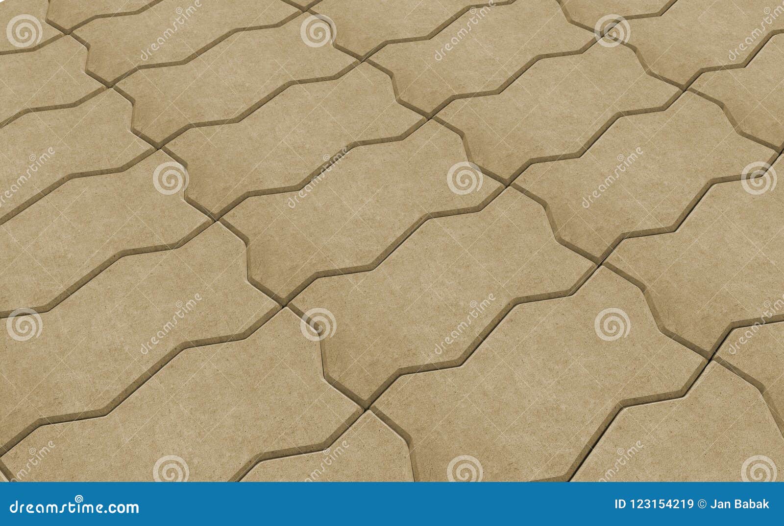 Render of Yellow Lock Paving Texture. Stock Illustration - Illustration ...