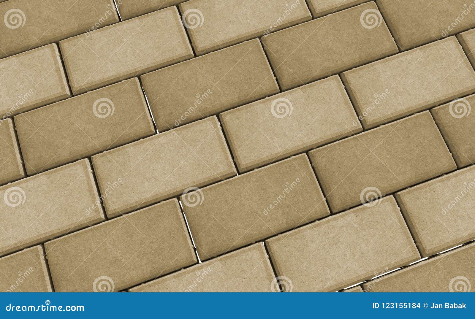 Yellow Paving Tile For The Blind Isolated, Vector Stock Illustration ...