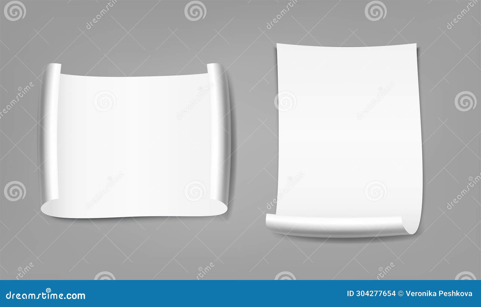 Paper Corners Vector Illustration | CartoonDealer.com #79368414