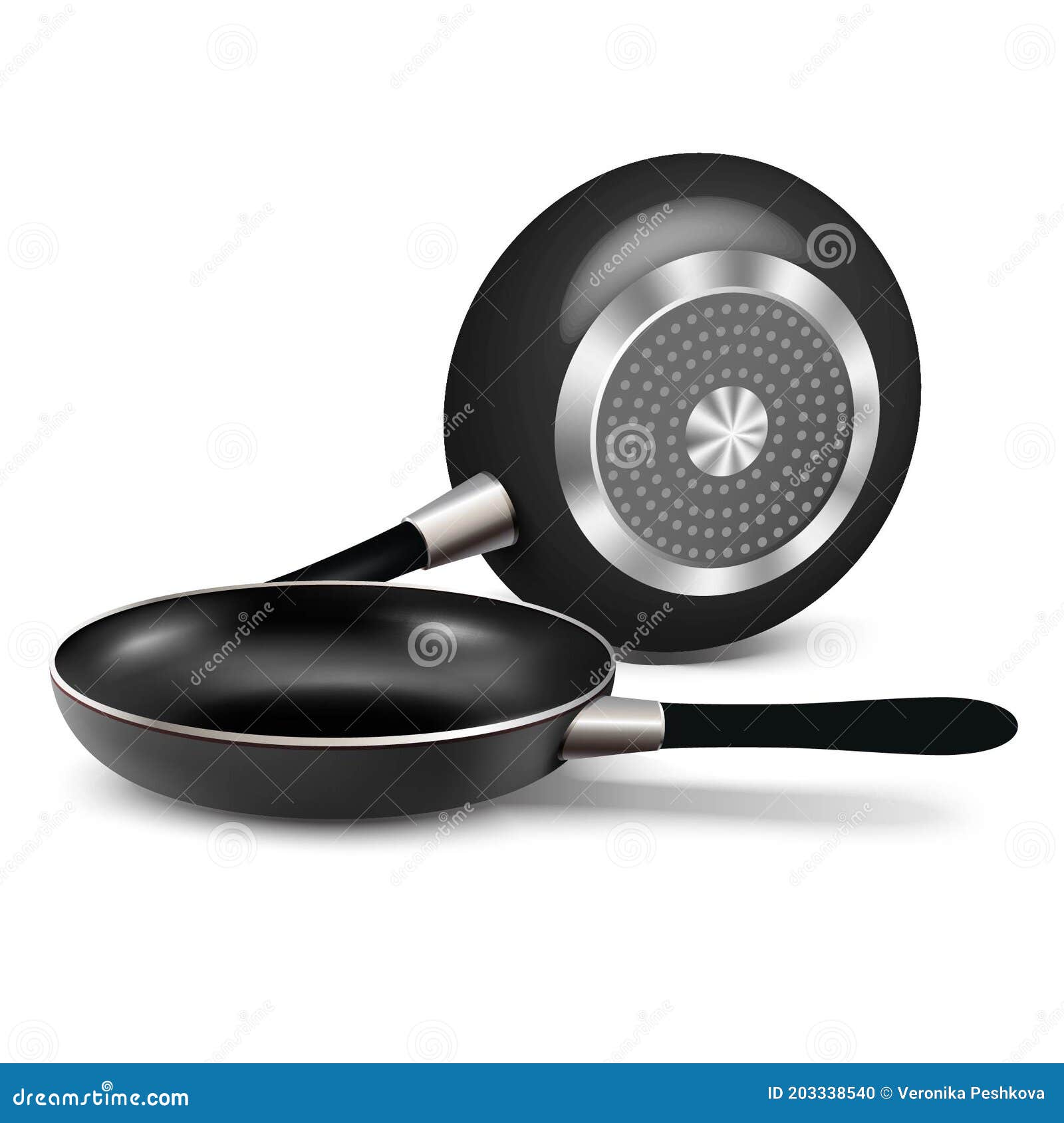 Frying Pan Isolated On Transparent Background PNG Stock Photography ...