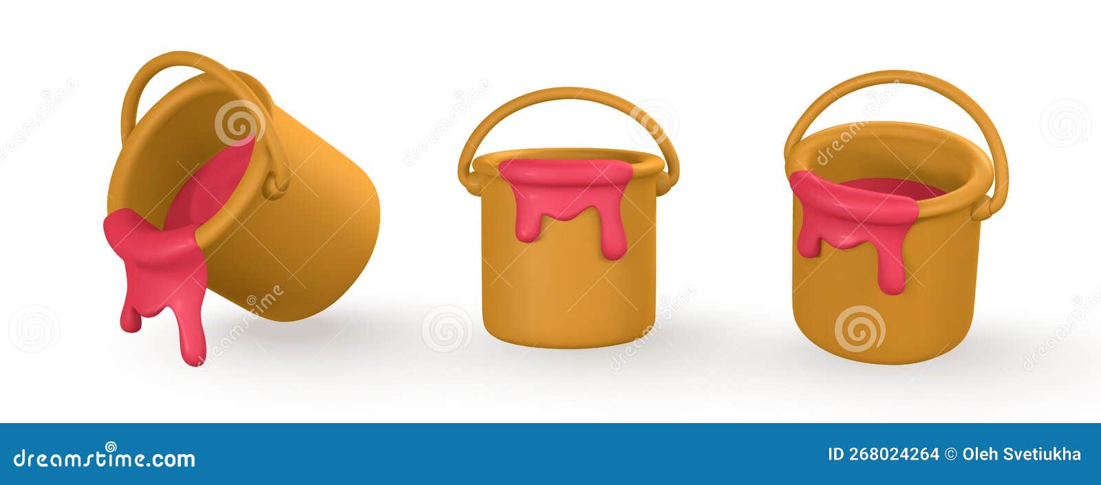 Cartoon Yellow Paint