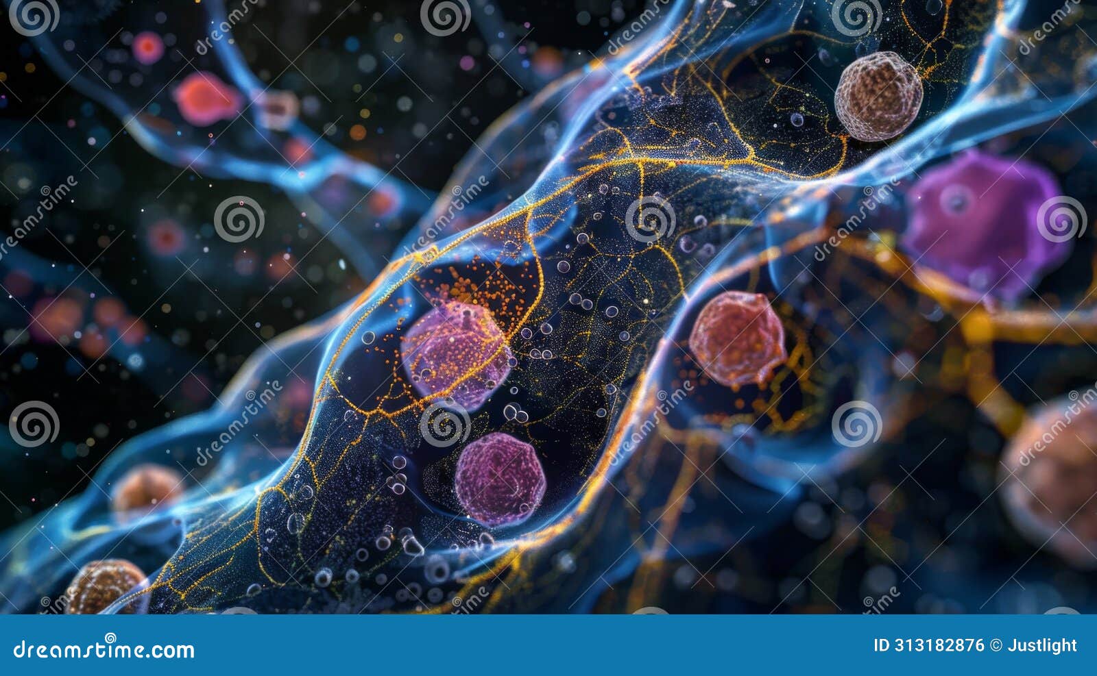 A 3D Reconstruction of a Cells Inner Workings with Mitochondria ...