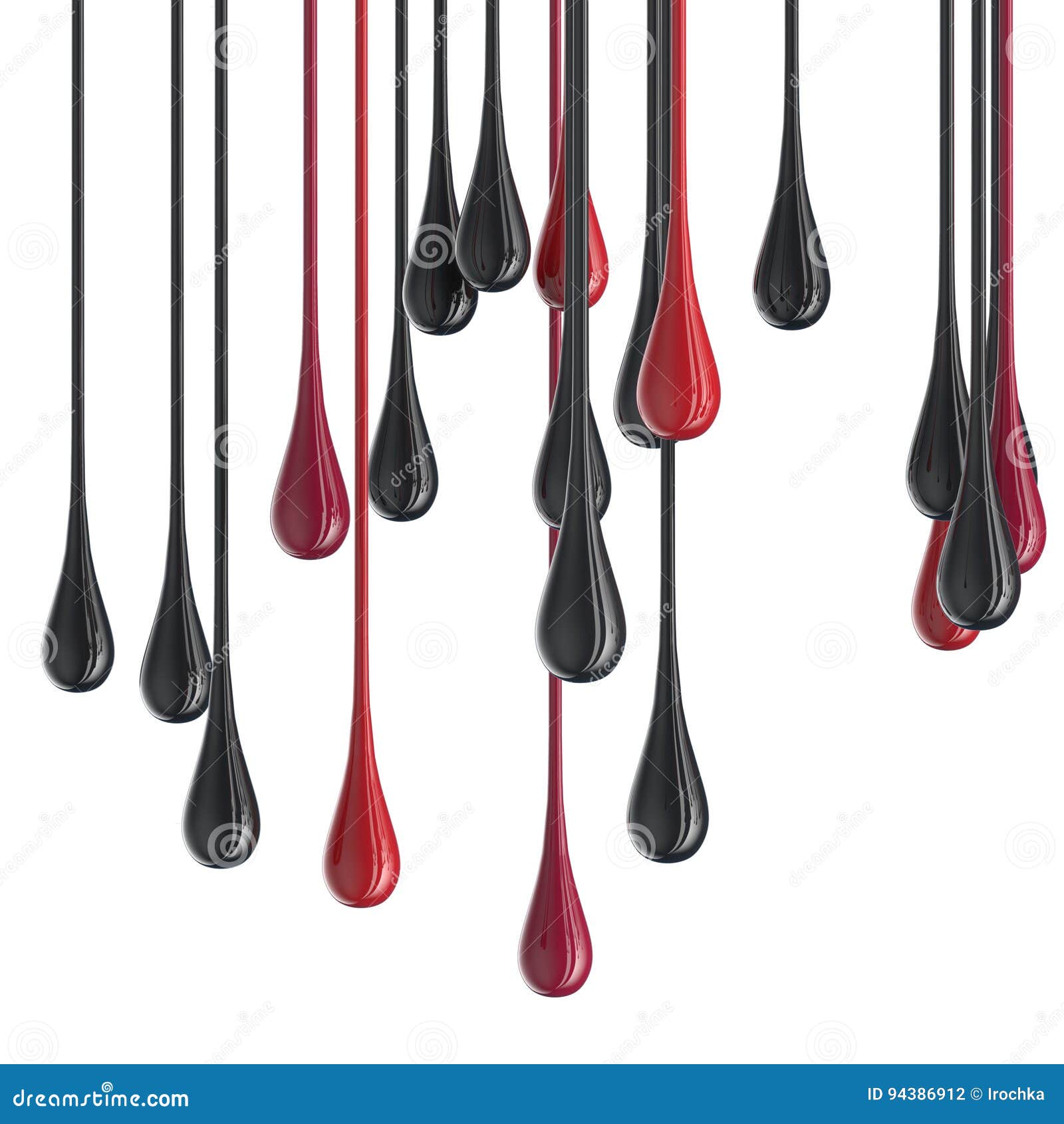 Paint Drop Splashing On Black A Background Stock Photography ...