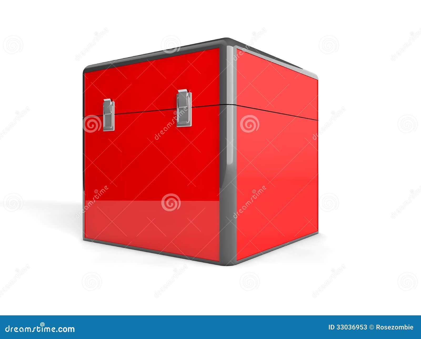 3d red box stock illustration. Illustration of assistance - 33036953