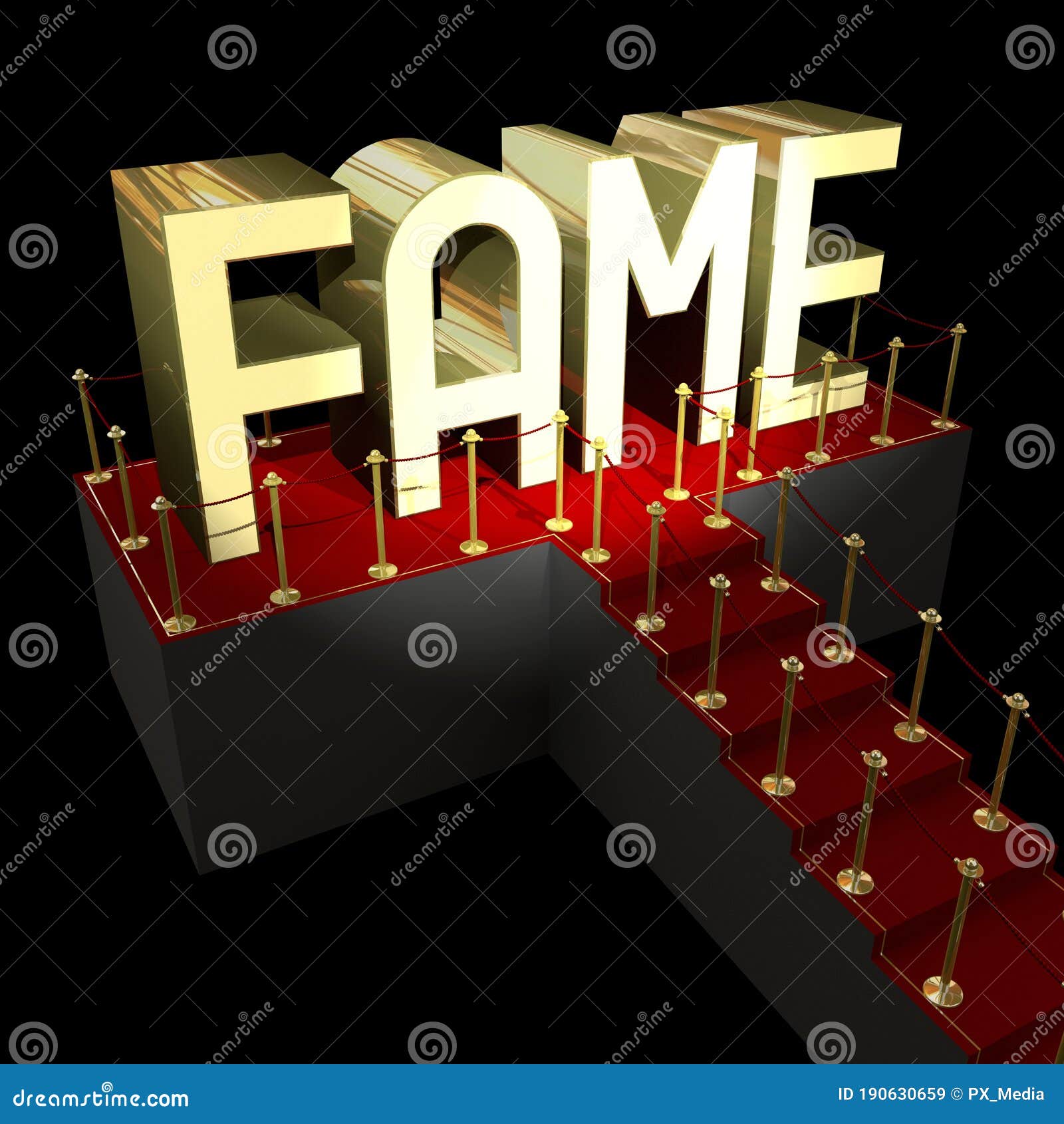 Fame Concept Cartoon Vector | CartoonDealer.com #46792327