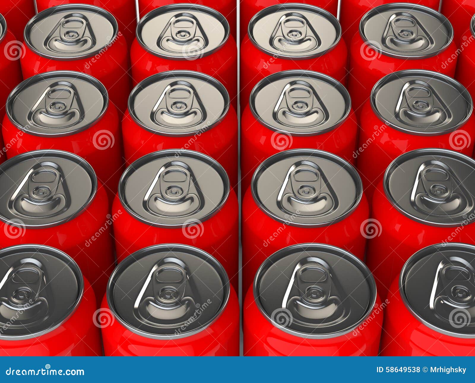 3d red cold drink cans stock illustration. Illustration of drink - 58649538