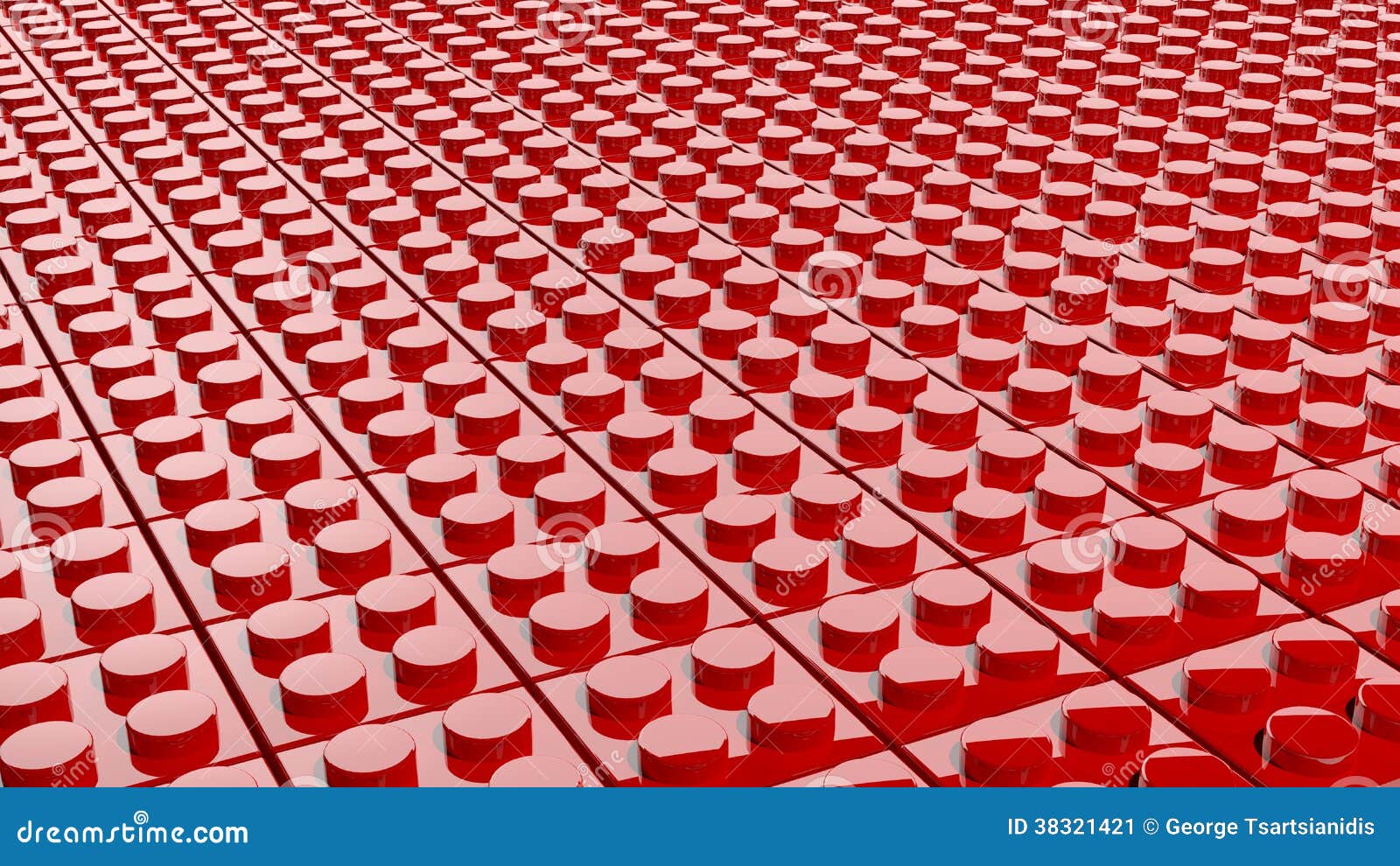 3D Red Of Lego Blocks Royalty-Free Stock Photo | CartoonDealer.com ...
