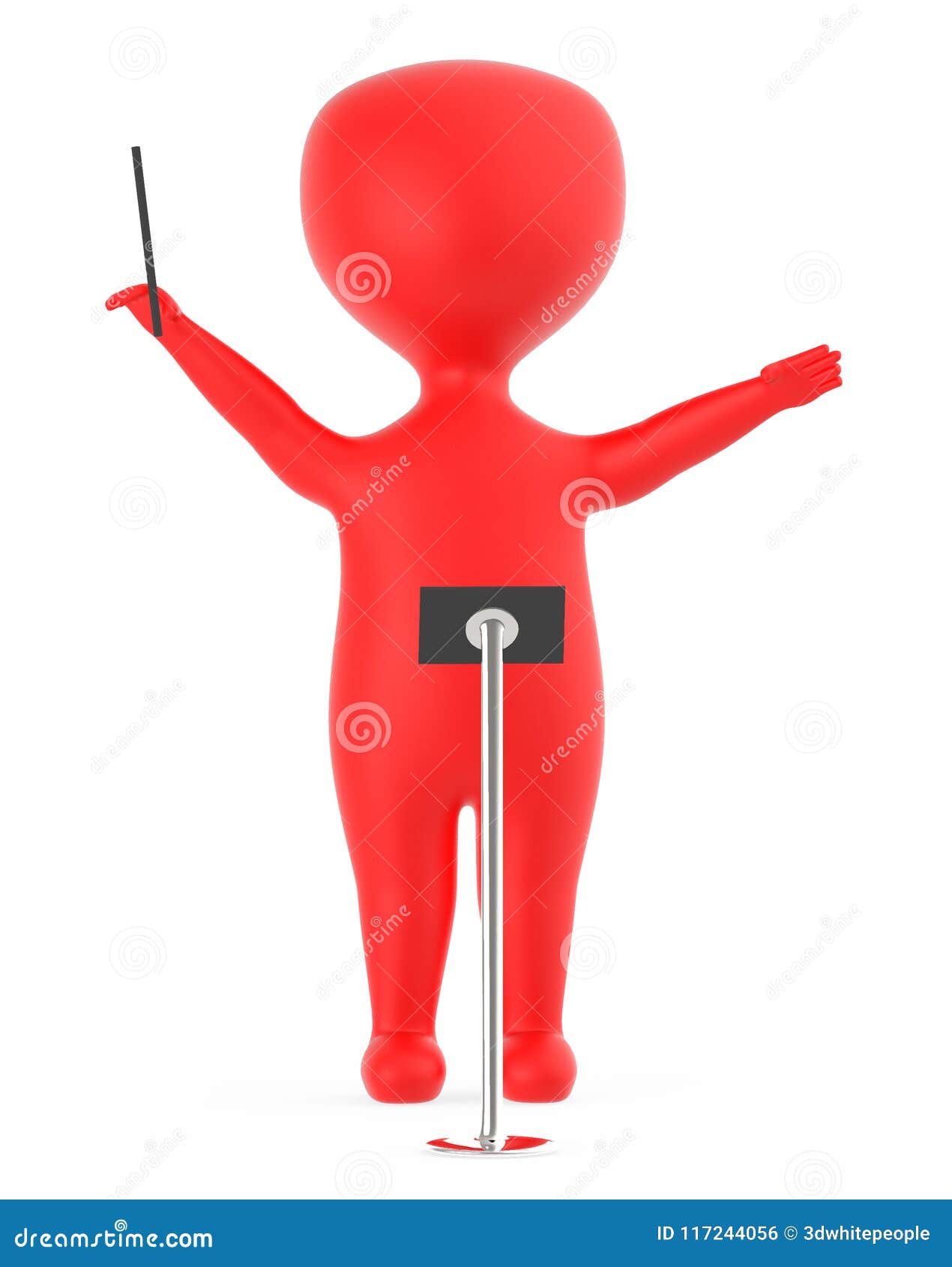 Conductor Character Orchestrates Work Process With Precision ...