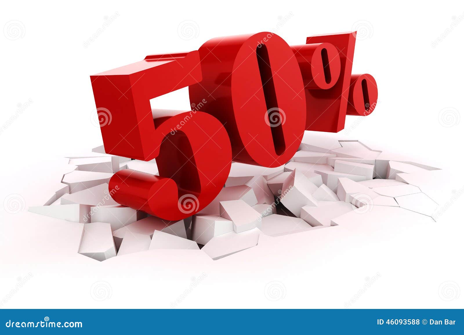 3d red percent discount stock illustration. Illustration of abstract ...