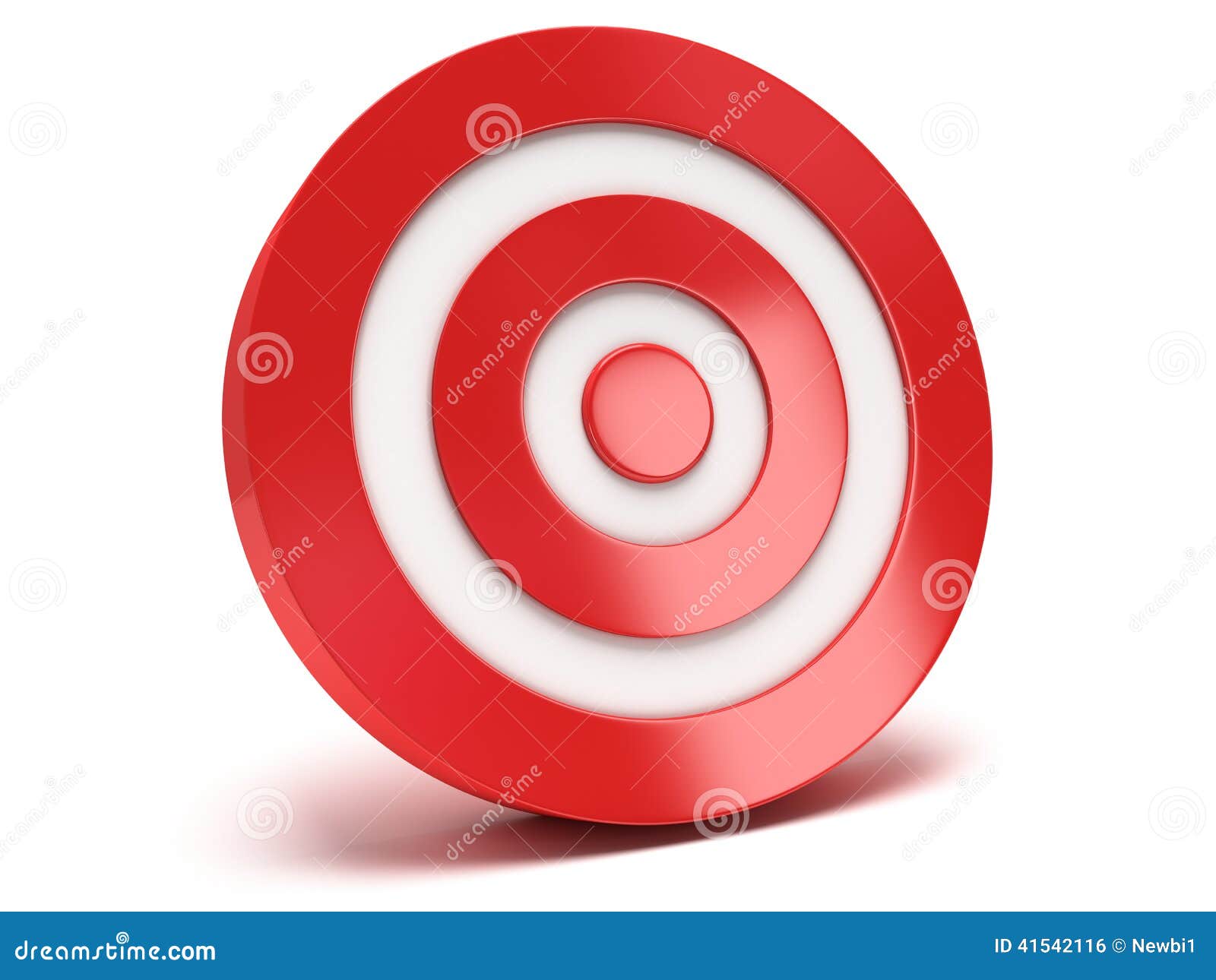 3d red target stock illustration. Illustration of leisure - 41542116