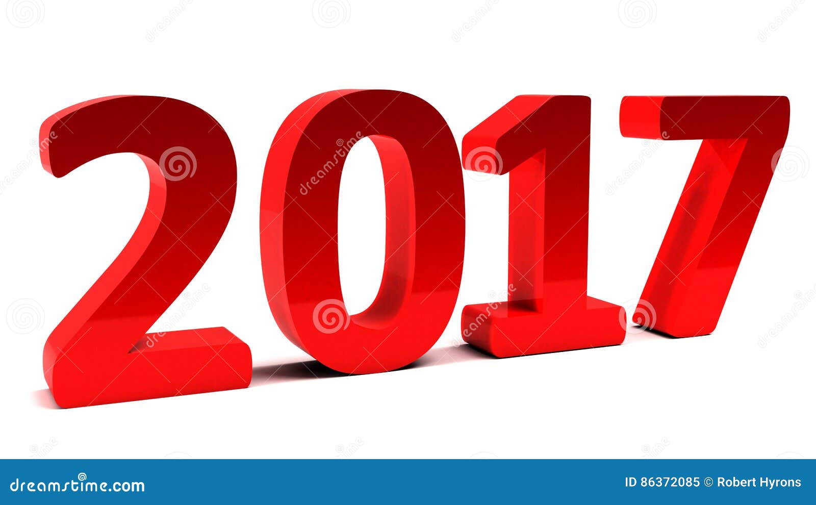 3D 2017 red text stock illustration. Illustration of white - 86372085