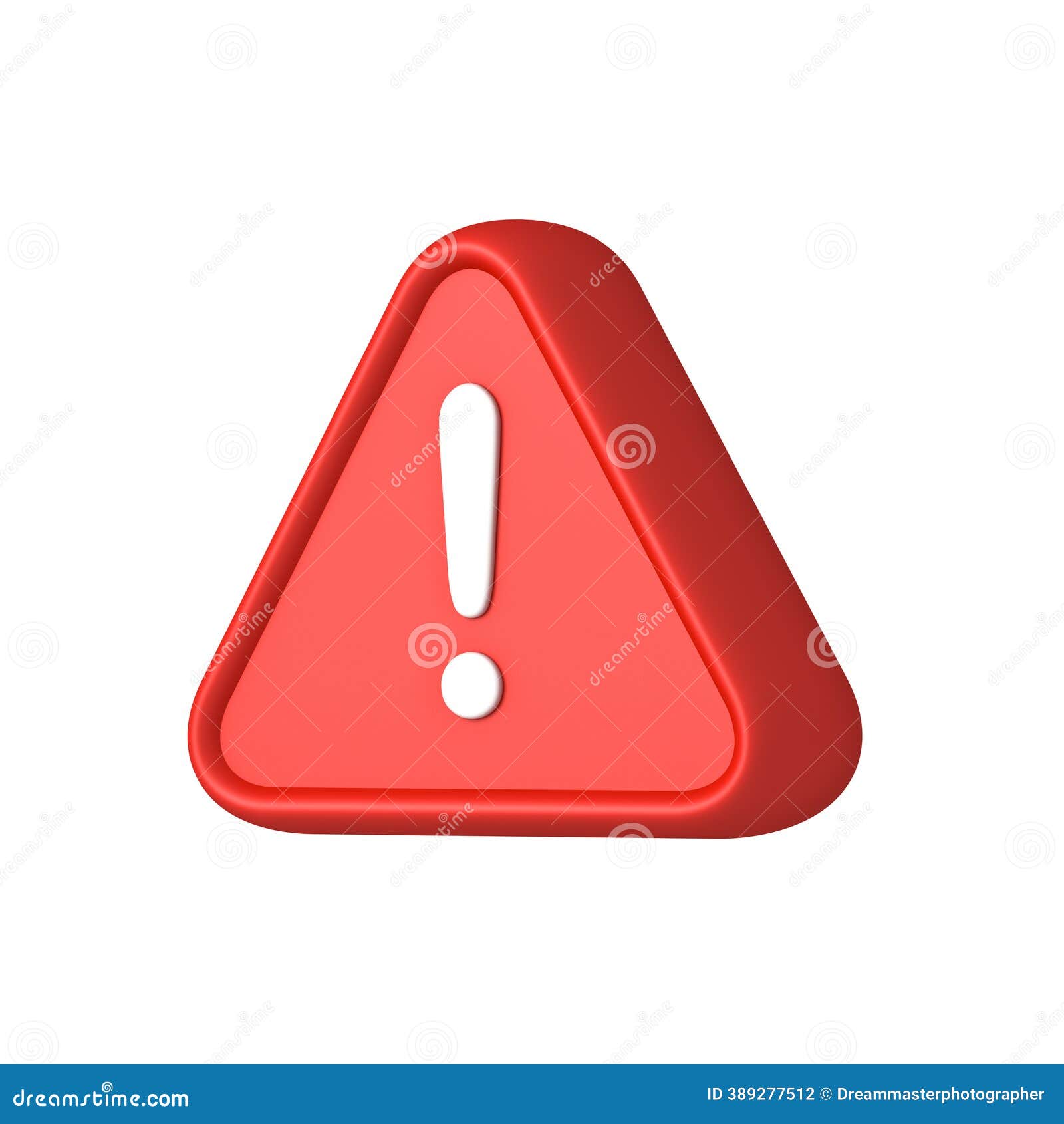 Red Triangle Caution Warning Alert Sign Vector Illustration, Isolated ...