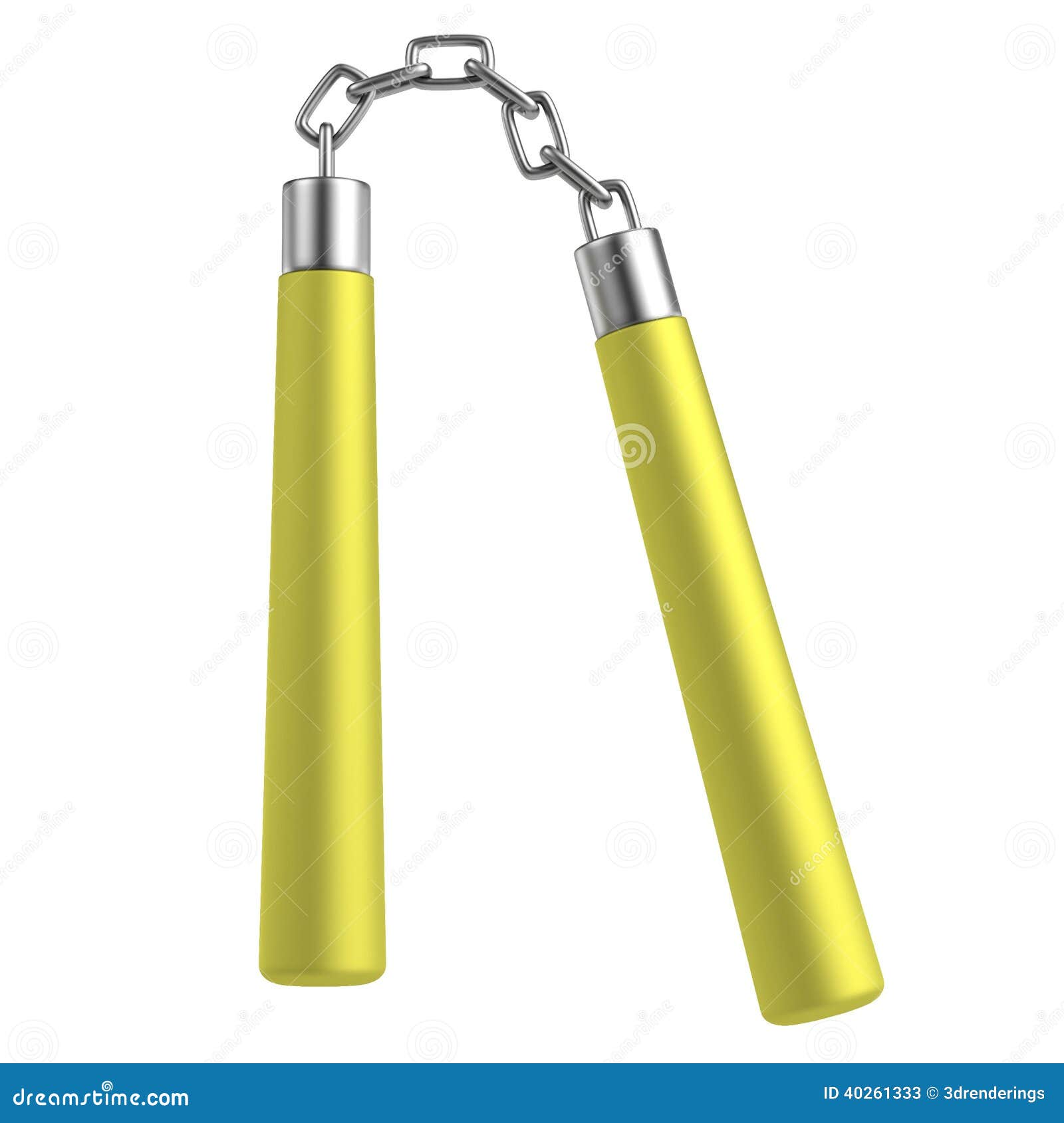 3d rendent du nunchaku illustration stock. Illustration du rendez ...