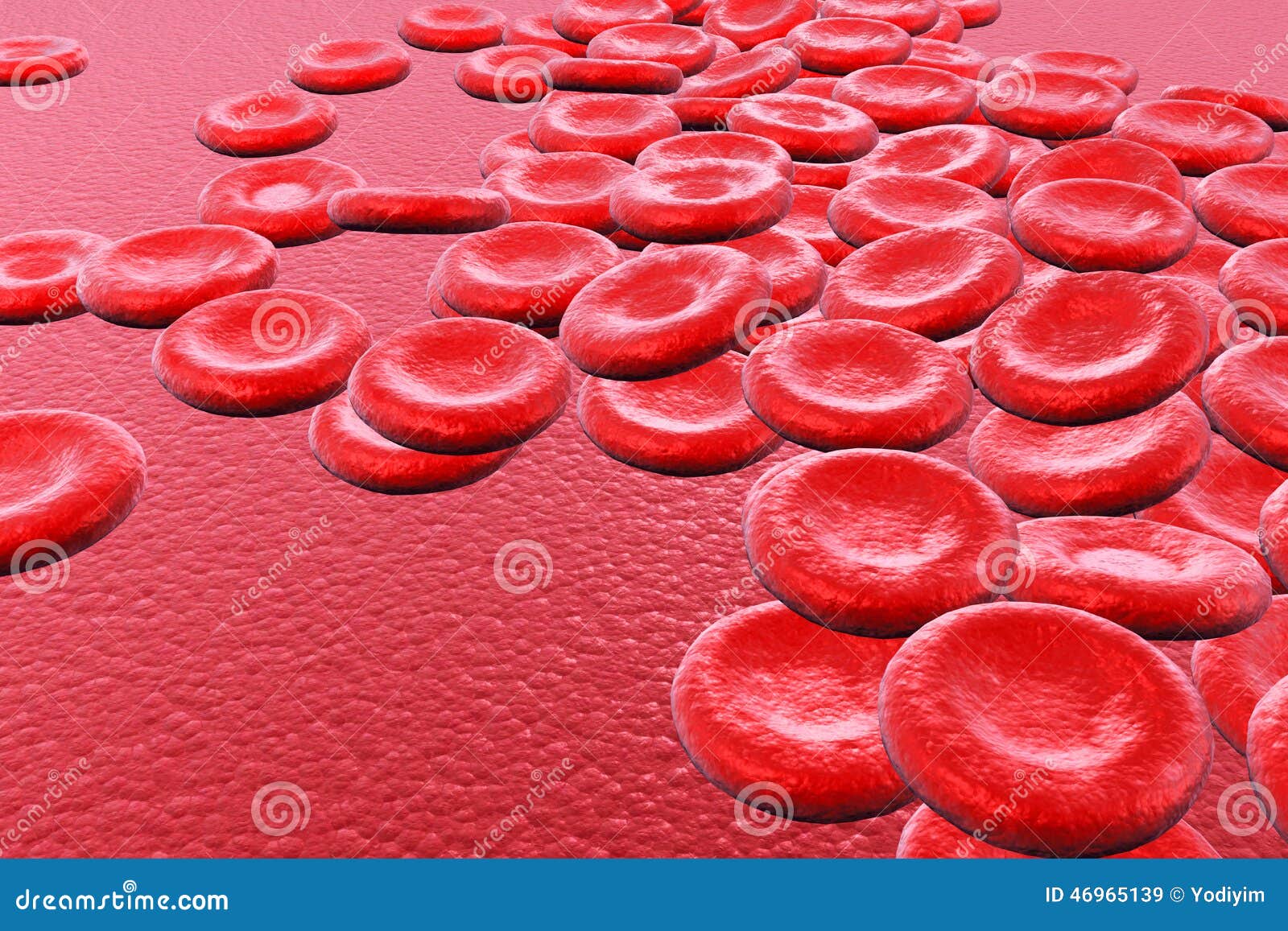 3d Rendent Le Fond De Globules Rouges Illustration Stock - Illustration ...
