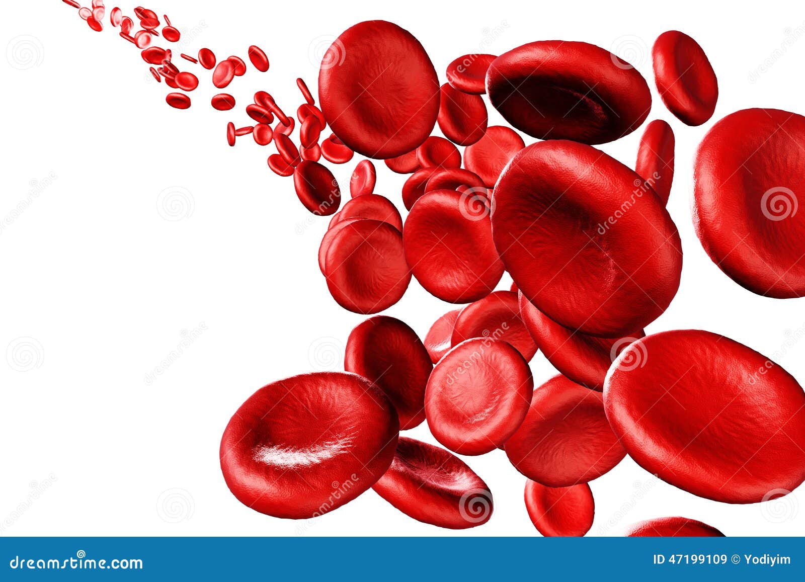 3d Rendent Le Fond De Globules Rouges Illustration Stock - Illustration ...