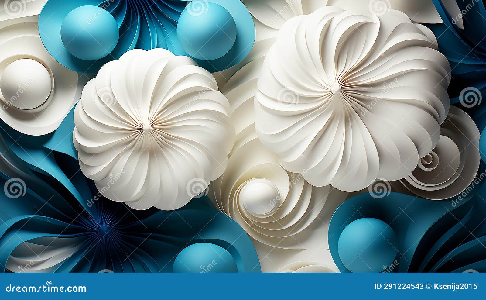 3d Render of Abstract Art of Surreal 3d Mechanical Ball Stock ...