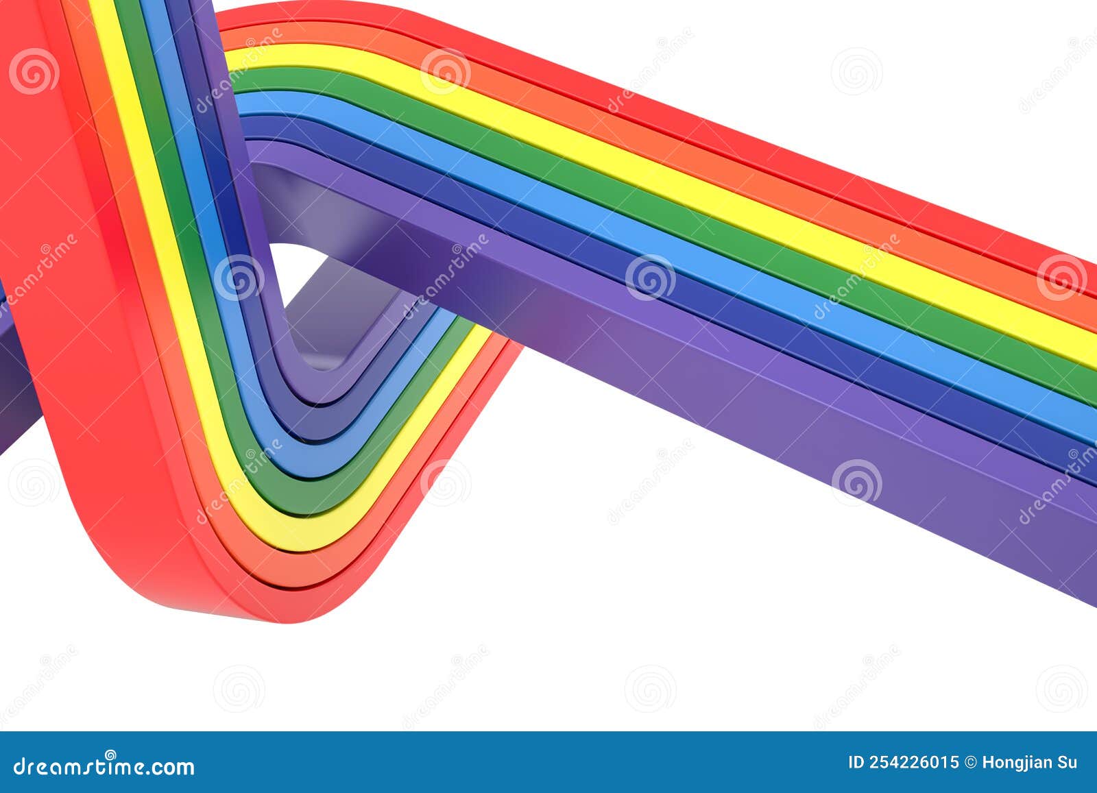 3d Render, Abstract Background with Colorful Spectrum. 3d Illustration ...
