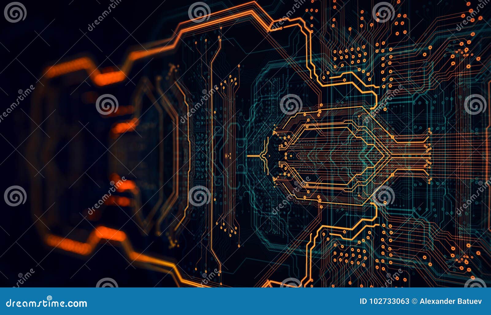 3d Electronic Circuit Wallpapers
