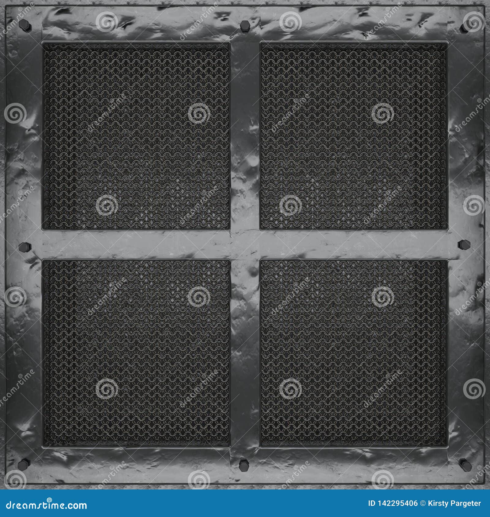 3D Render of Abstract Background with Metallic Textures Stock ...