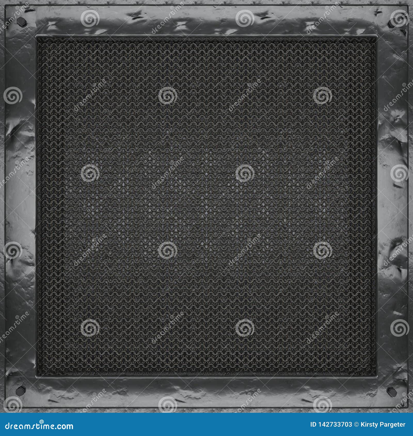 3D Render of Abstract Background with Metallic Textures Stock ...