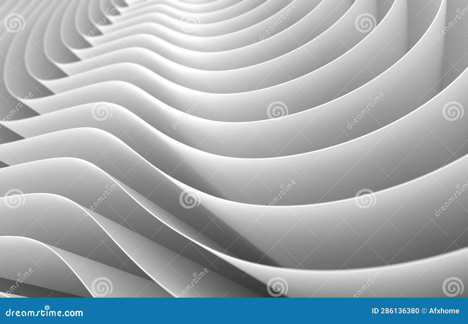 3D Render Abstract Background of Smooth Lines of Spline Waves ...