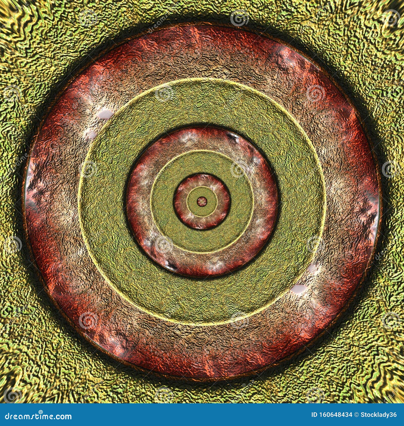 3D Render of Abstract Object Tile Stock Illustration - Illustration of ...