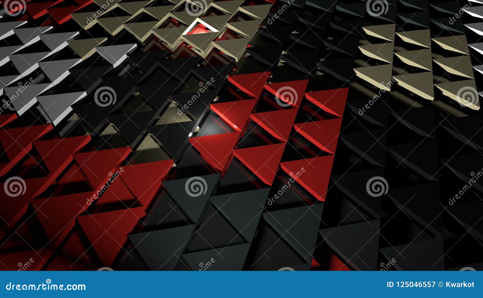 3d Render Abstract Background. Triangle Form Stock Illustration ...
