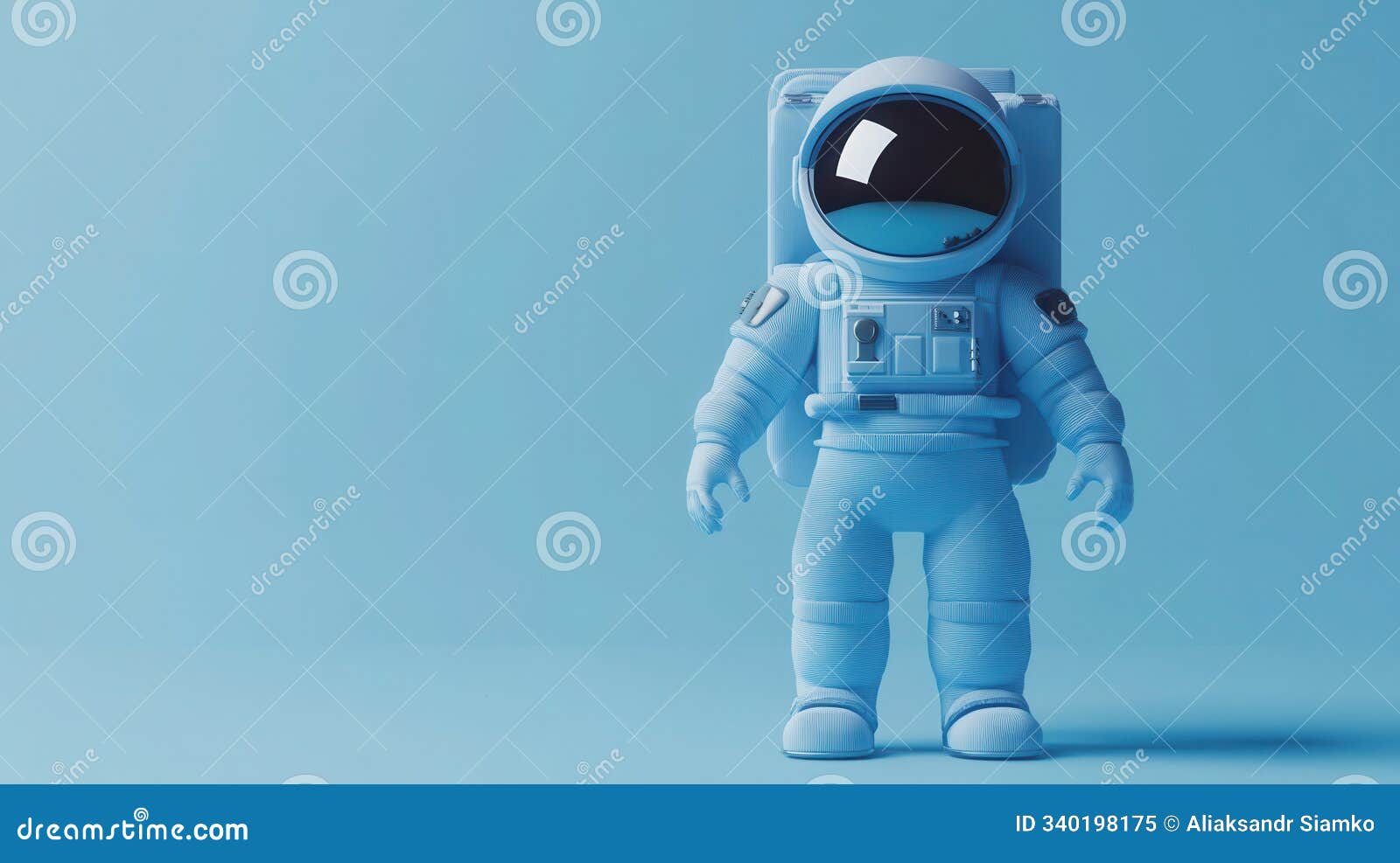 Astronaut Figure, Space Scifi In Anime Style Stock Image ...