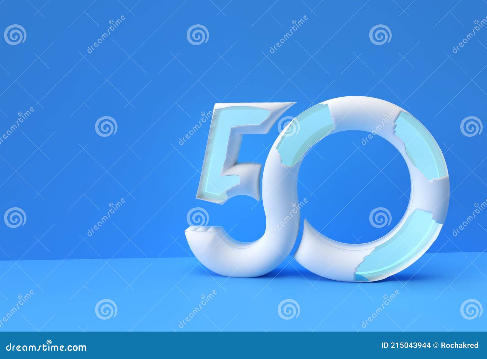 3D Render Abstract Broken Number 25 Banner 3D Illustration Design Stock ...