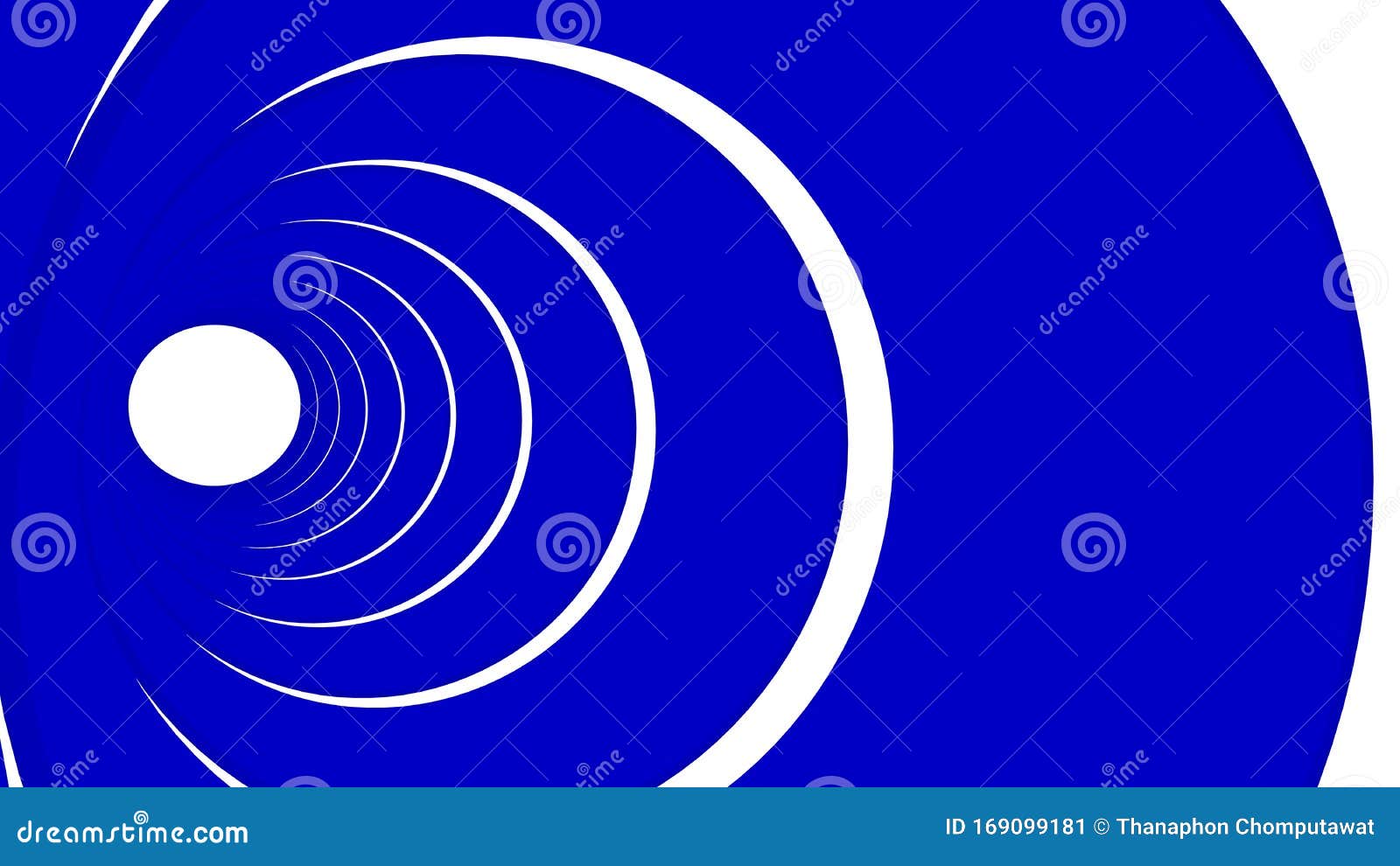 3d Render of Abstract Circle Shape Stock Illustration - Illustration of ...
